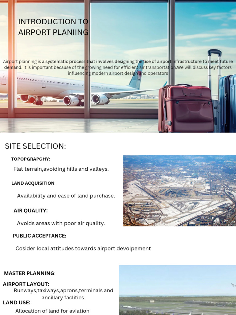 Airport Planning Process Overview | PDF | Airport | Economies