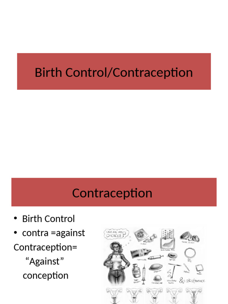 Comprehensive Guide to Contraception | PDF | Wellness | Science ...