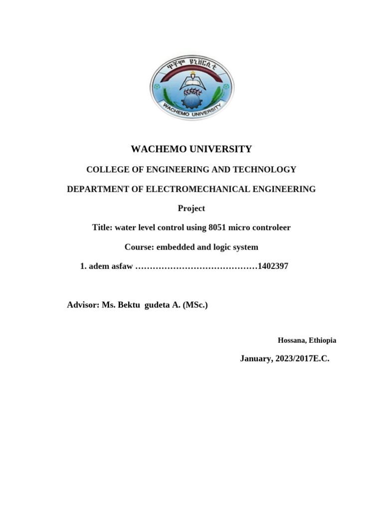 Adem Embeded Project | PDF | Relay | Microcontroller