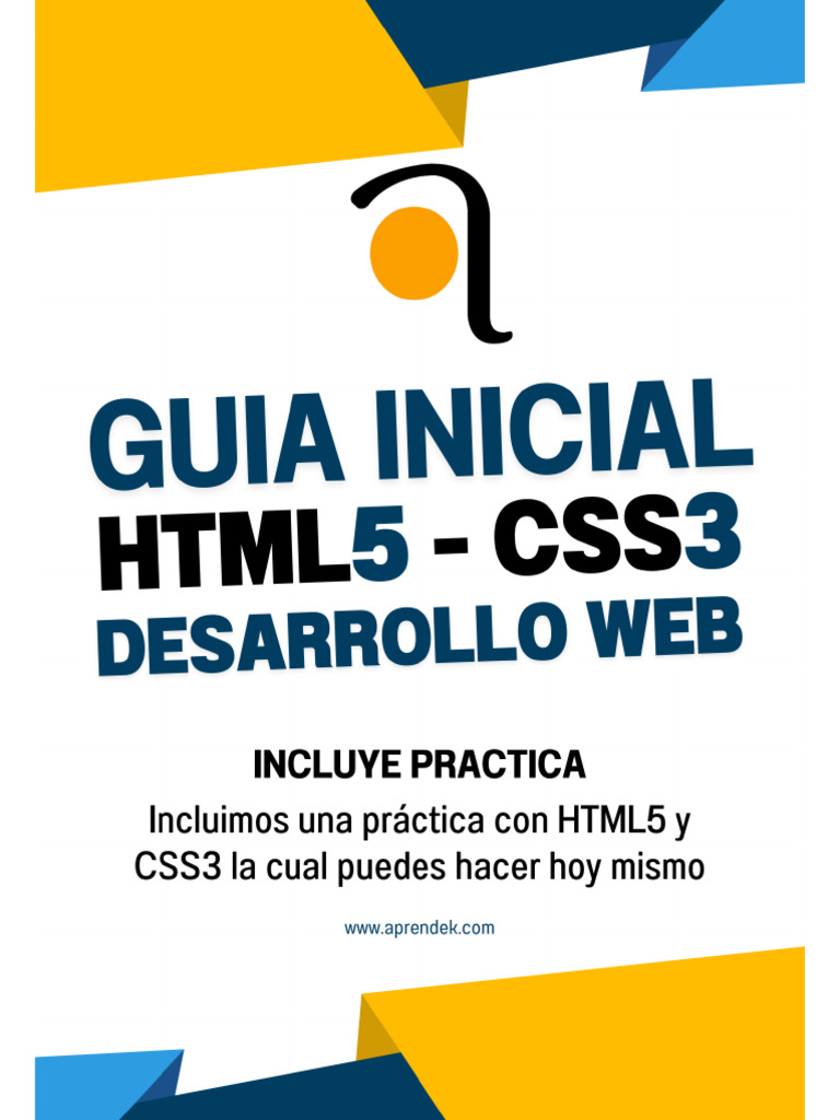 Guia Inical HTML5 y CSS Aprendek | PDF | HTML | Red mundial