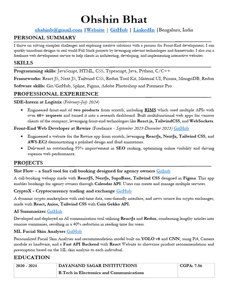 Ohshin Bhat Twt | PDF | Web Development | Computing