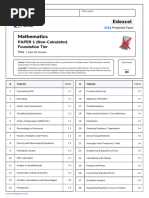 AQA Predicted 2024 Paper 1 Foundation | PDF | Area | Mathematics