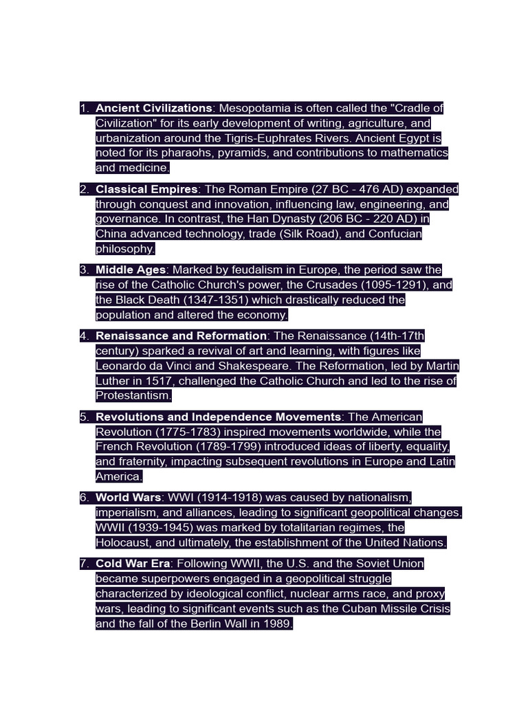 Ancient Civilizations | PDF