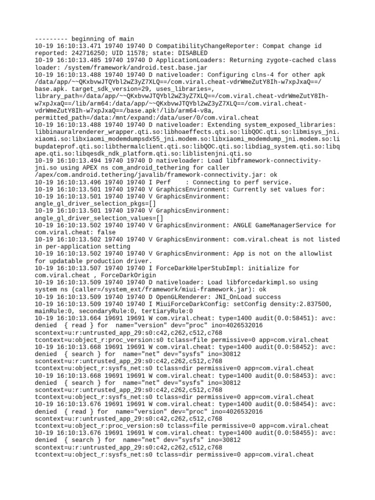 Android Debugging Log Analysis | PDF | Computers
