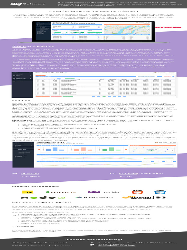 Hotel Management Insights Tool | PDF | Computing | Information Technology