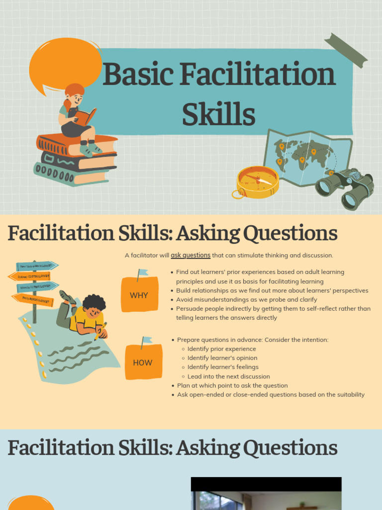 Basic Facilitation Skills | PDF | Question | Learning