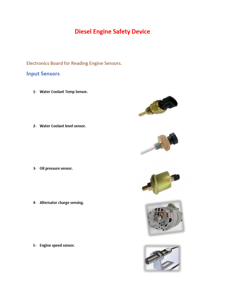 Diesel Engine Safety Device0 - 101547 | PDF