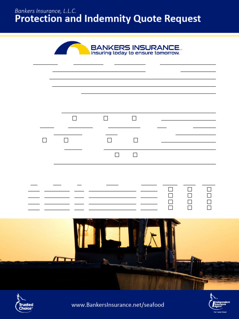 Boat Insurance Quote Request Form | PDF | Marine Propulsion | Ships