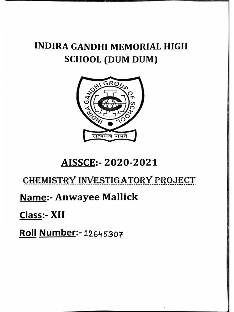 Xii - Practical - Food Preservatives | PDF