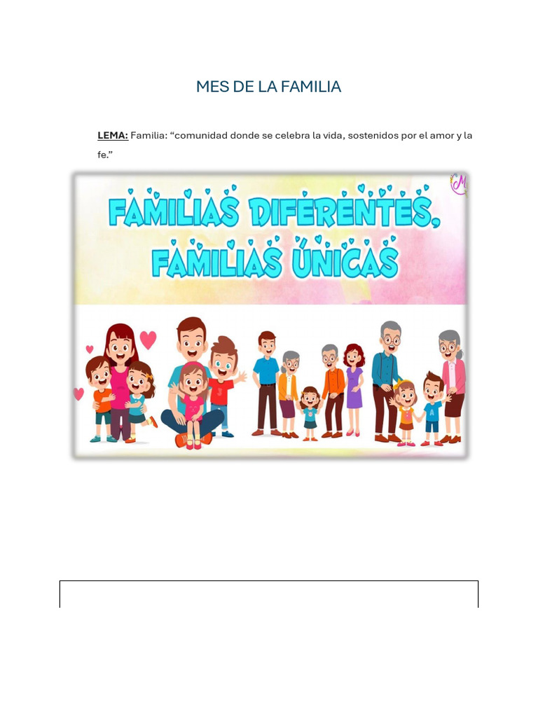 Taller Familia y Valores Esc 222 | PDF | Amor