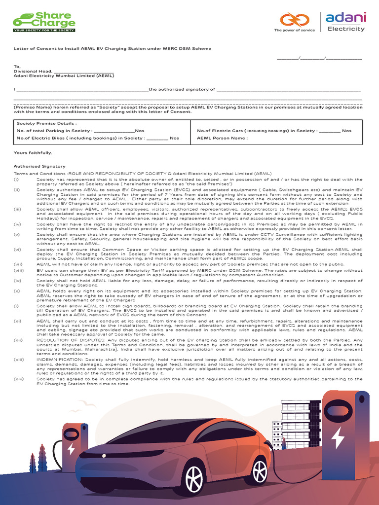 Consent Letter From Society | PDF | Indemnity | Business Law