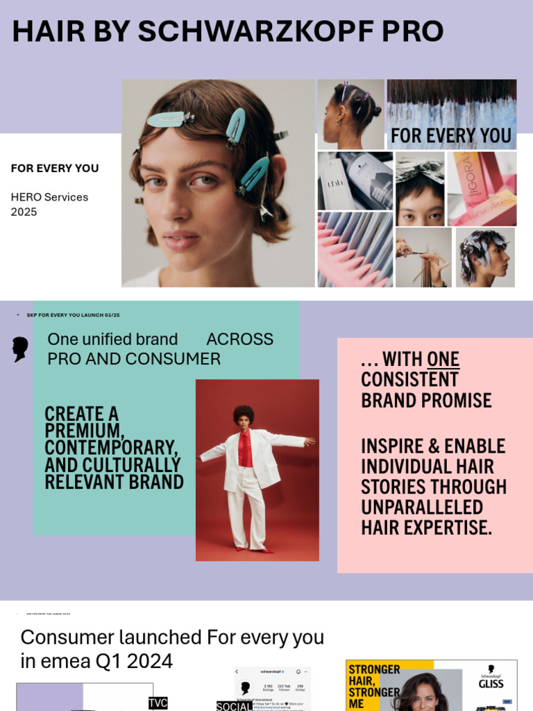 Hair by Schwarzkopf Pro. FEY | PDF | Hairdressing | Integumentary System