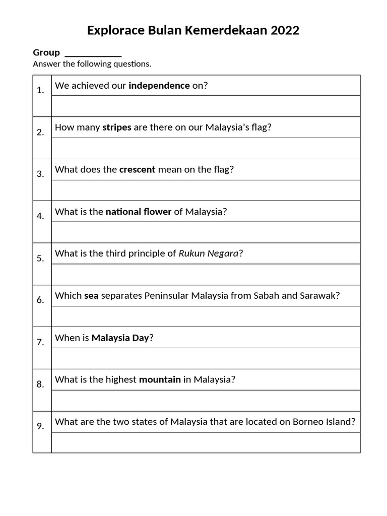 Soalan Explorace | PDF