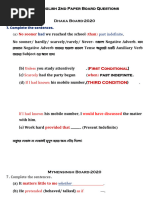Modifiers (Note and Practice Sheet For HSC) | PDF | Verb | Adjective