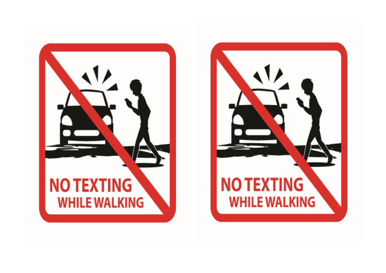 No Text While Walking | PDF