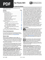 2025 Form 941 Instructions Guide | PDF | Payroll Tax | Social Security ...