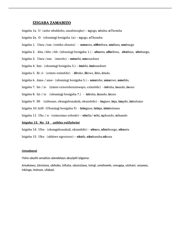 Izigaba Zamabizo Kuphela | PDF | Linux Distribution