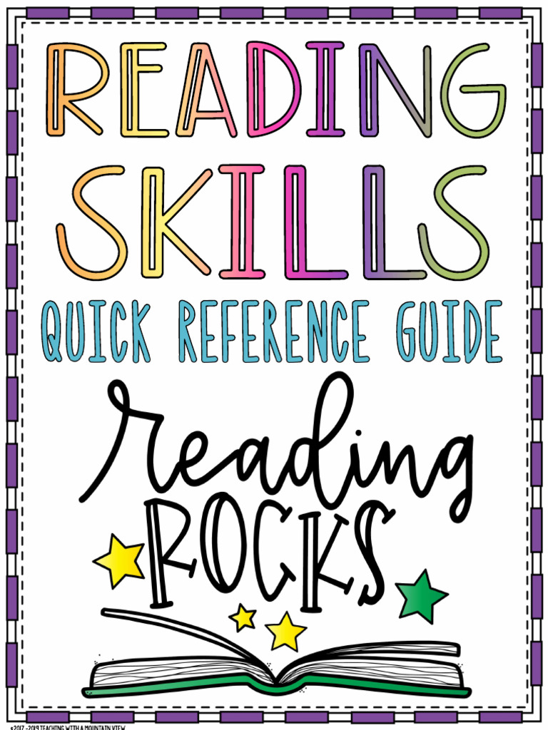Reading Skills Reference Guide | PDF
