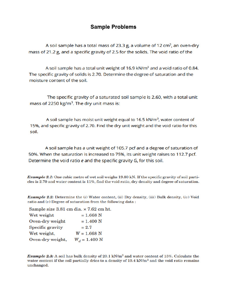 Sample Problems - Highway | PDF