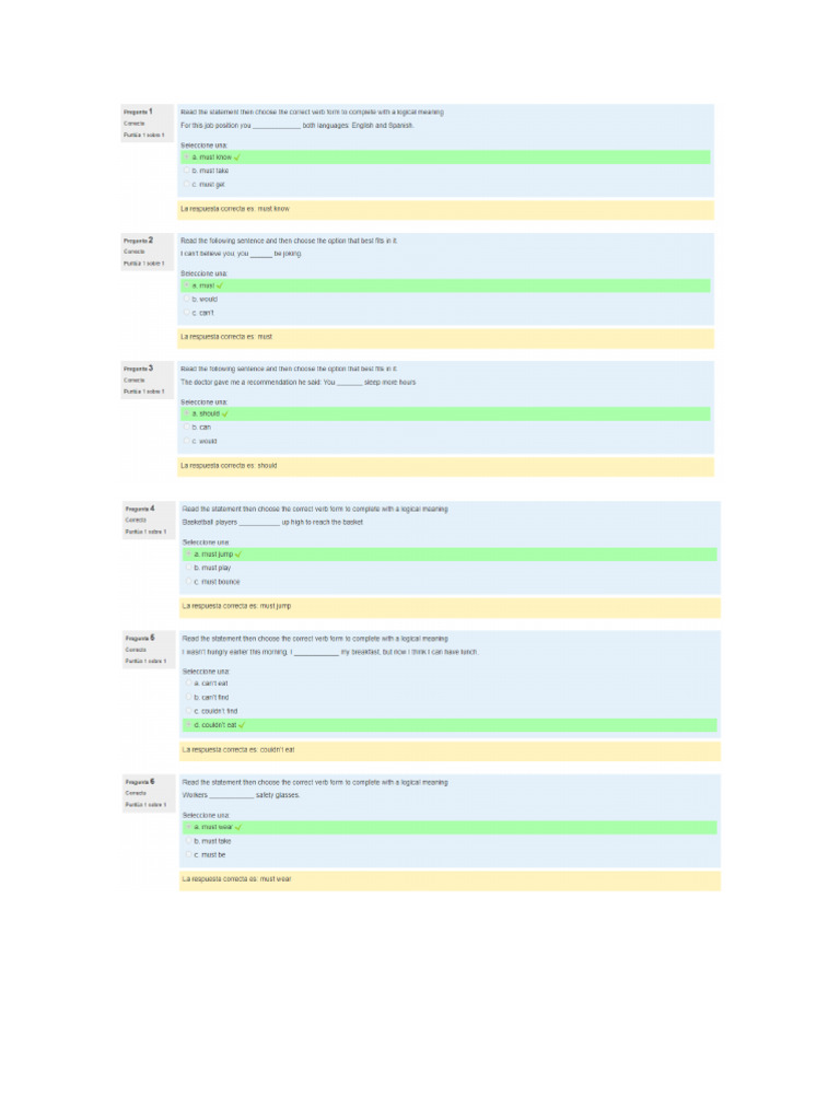 Assignment 7 Questionnaire U4 | PDF