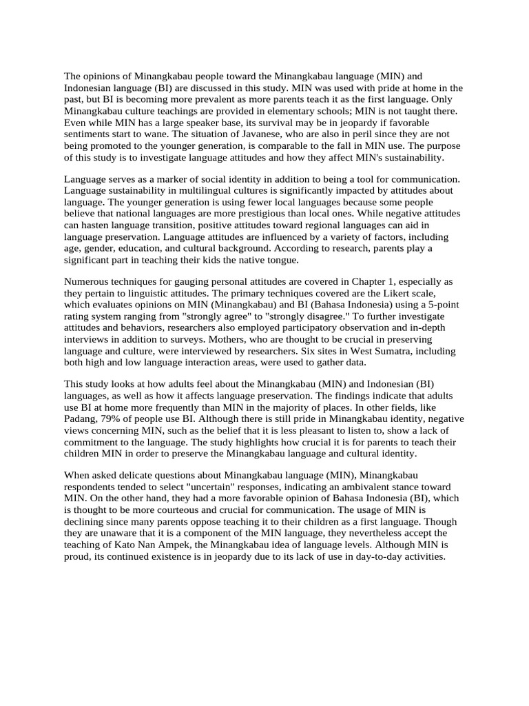 Tugas Ayang Ciaa Versi 1 | PDF | Attitude (Psychology) | Indonesian Language