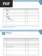 AQA Physics Equation Sheet Triple Oct 19 | PDF | Force | Mass