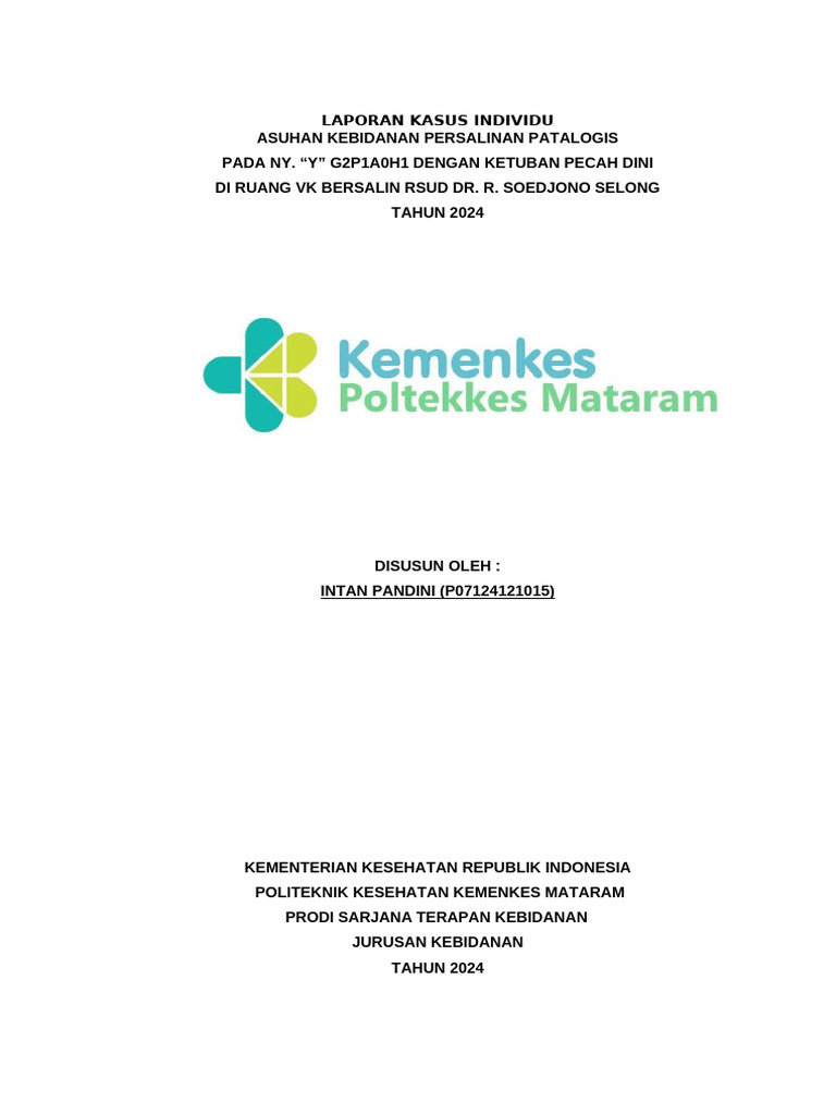 Laporan Kasus KPD | PDF
