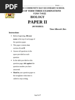 Wakisha Uce Biology Practical Paper Two | PDF