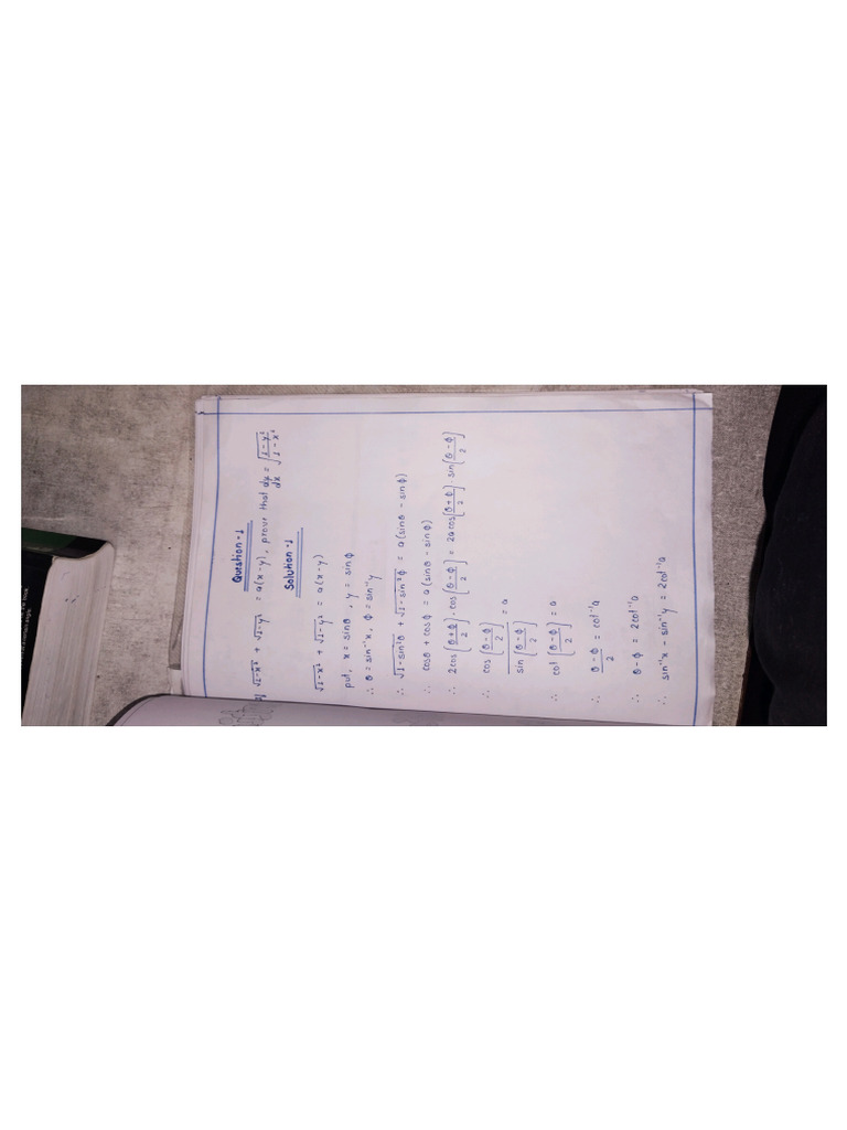 Maths Assignment (Differentiation) | PDF