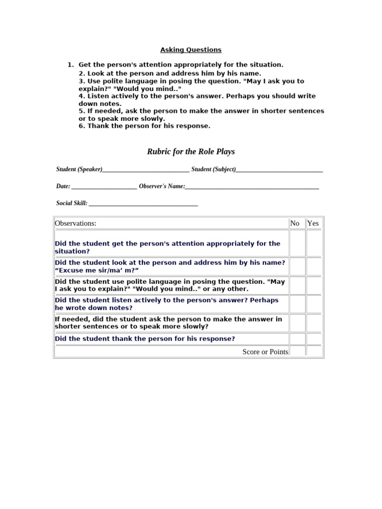 Asking Questions | PDF