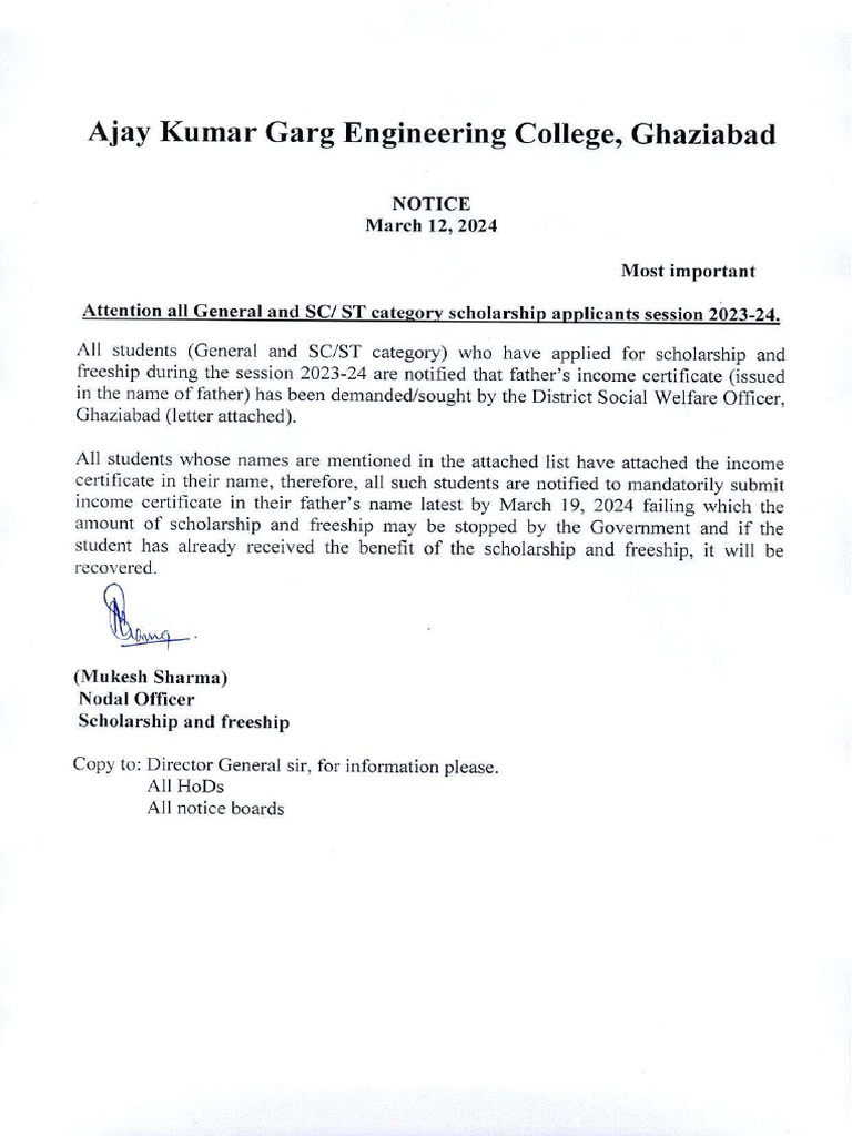 General Cat-Notice-12-3-24 - 0001 | PDF