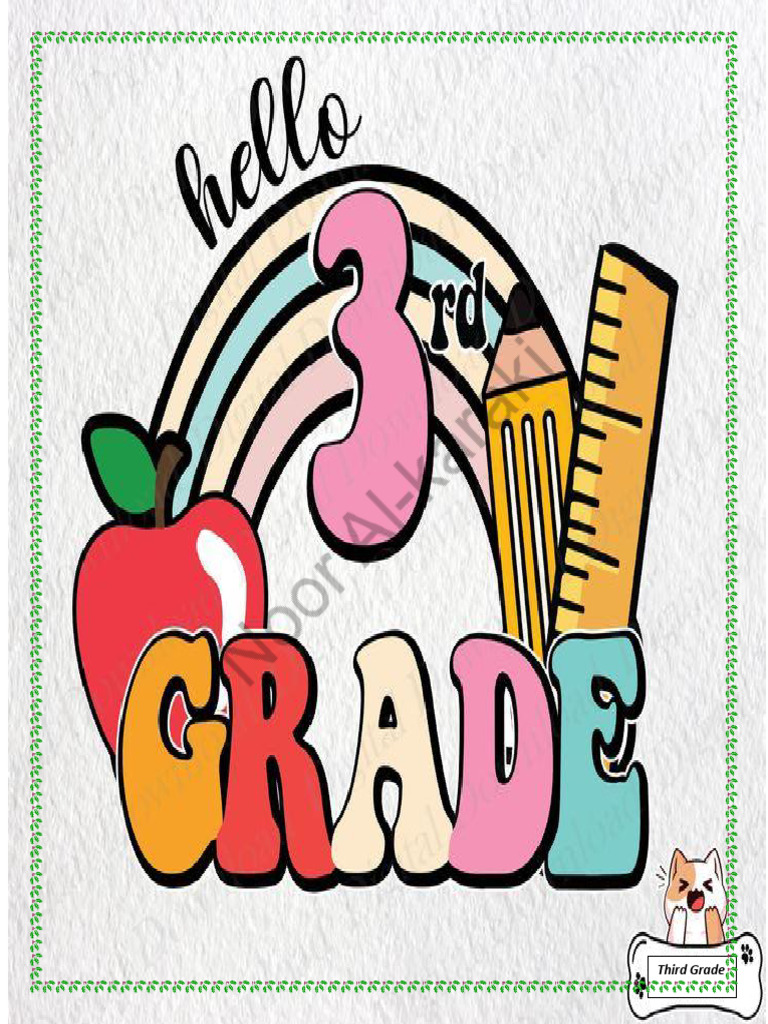 Third Grade 2024 | PDF | Cooking, Food & Wine
