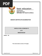 Agricultural Sciences NSC P2 Memo Nov 2022 Eng | PDF | Plant Breeding | Heritability