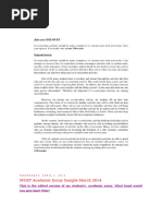 MUET Essay Sample: Tech Impact on Youth | PDF | Leadership | Gender
