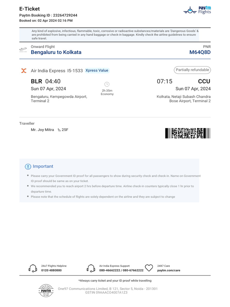 BLR Ccu 07042024 23264729244 | PDF | Fee | Payments