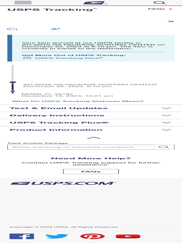 USPS Tracking® Results | PDF | United States Postal Service | The ...