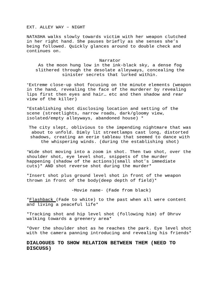 Media Script | PDF | Art