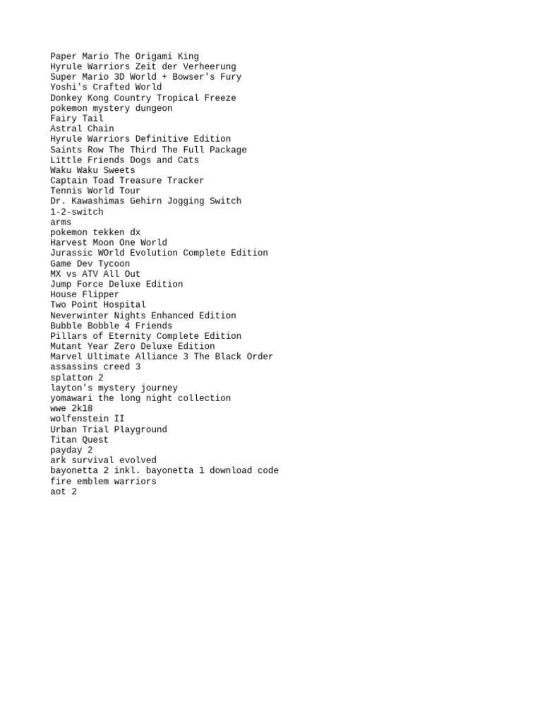 Switch Gamesas A Asdasd Adsdasd | PDF | Young Adult