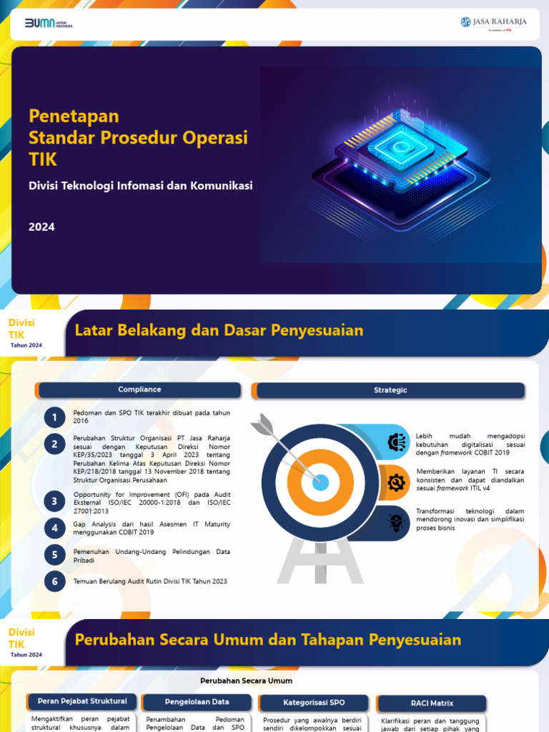 Paparan SPO Divisi TIK Ke Direktur SDM Umum | PDF | Komputer