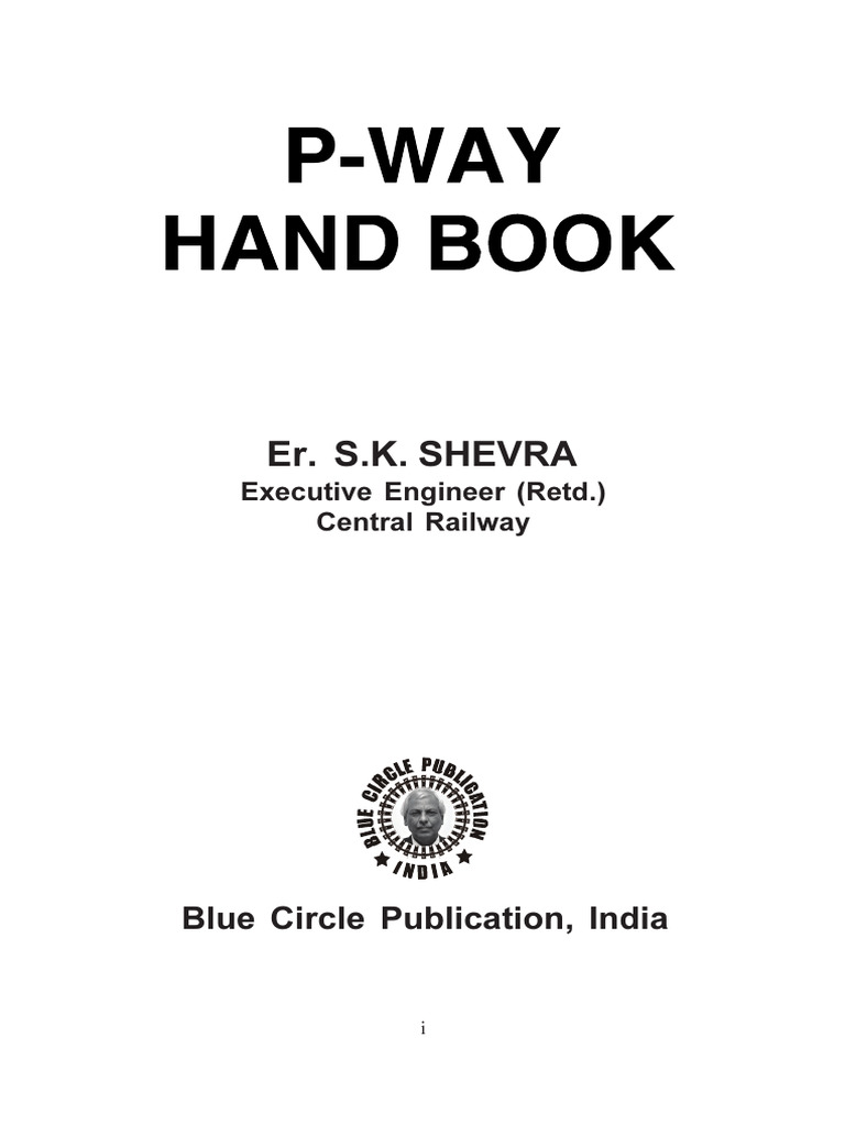 P-Way Hand Book | PDF | Transport Infrastructure | Rail Infrastructure