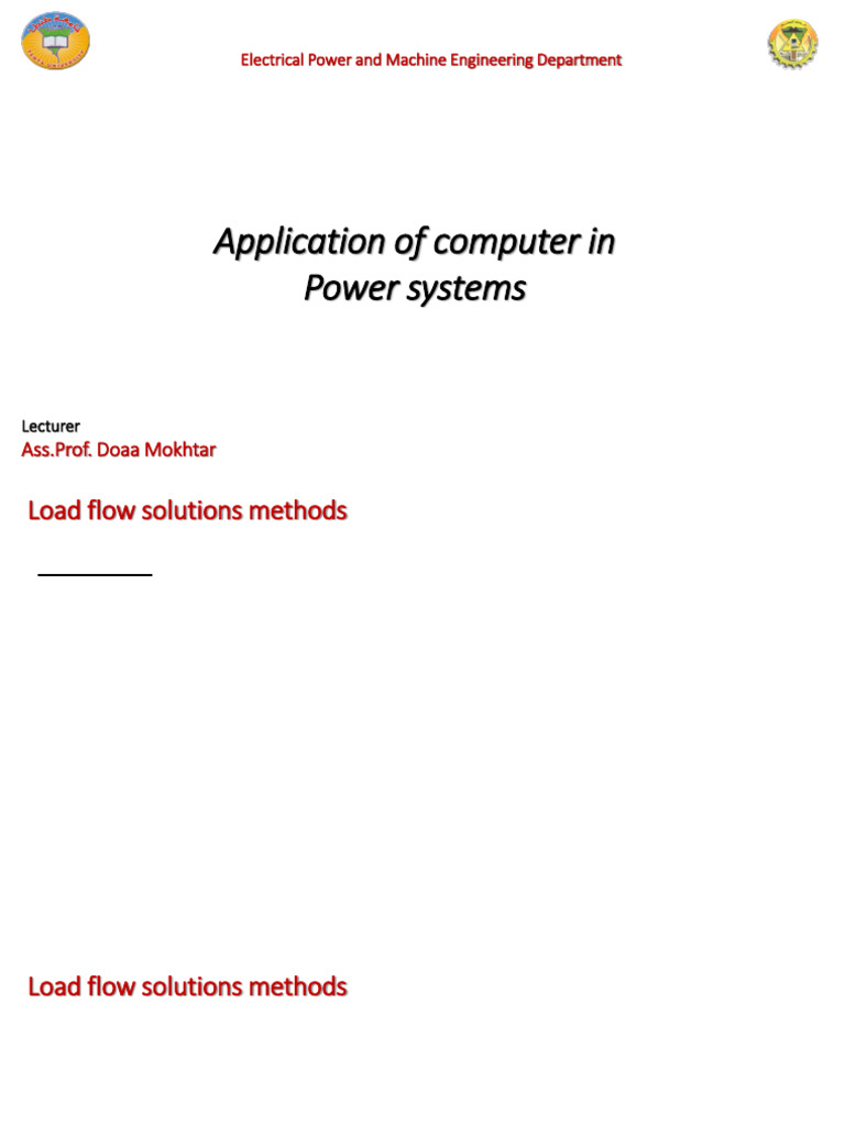 lec 4 newton raphson | PDF | Electrical Engineering | Applied Mathematics