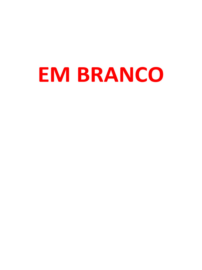 Em Branco | PDF