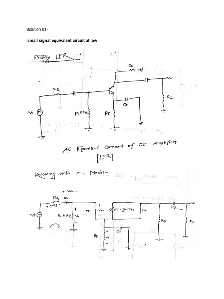 Solution of Practice Problem Quiz 01 EEE308 | PDF
