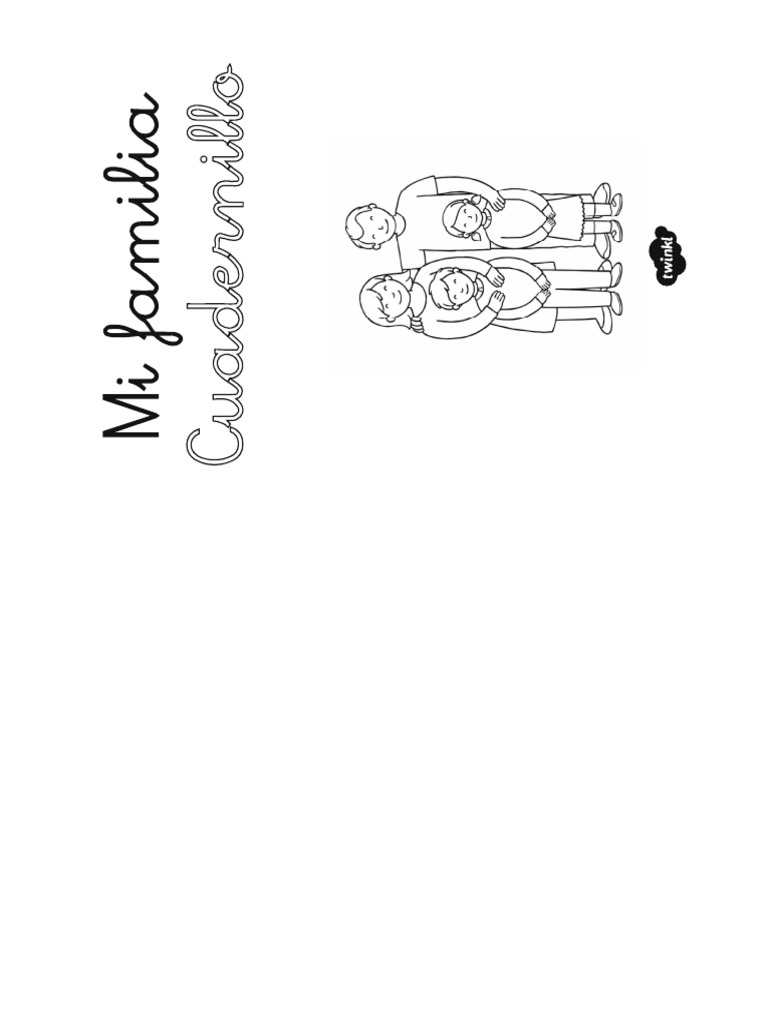 Cuadernillo Familiar: Yo y Mi Familia | PDF | Artes del Lenguaje y ...