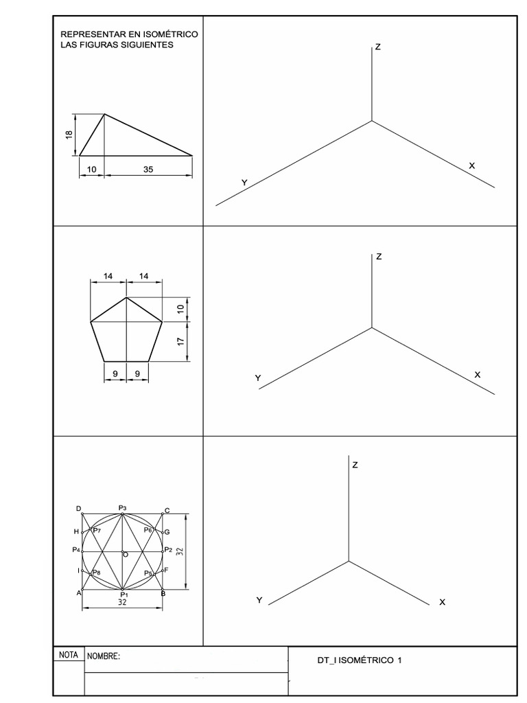 DT - I Isométrico 1 | PDF