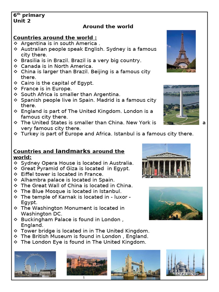 6th Unit 2 Session 1 ٢ Pdf