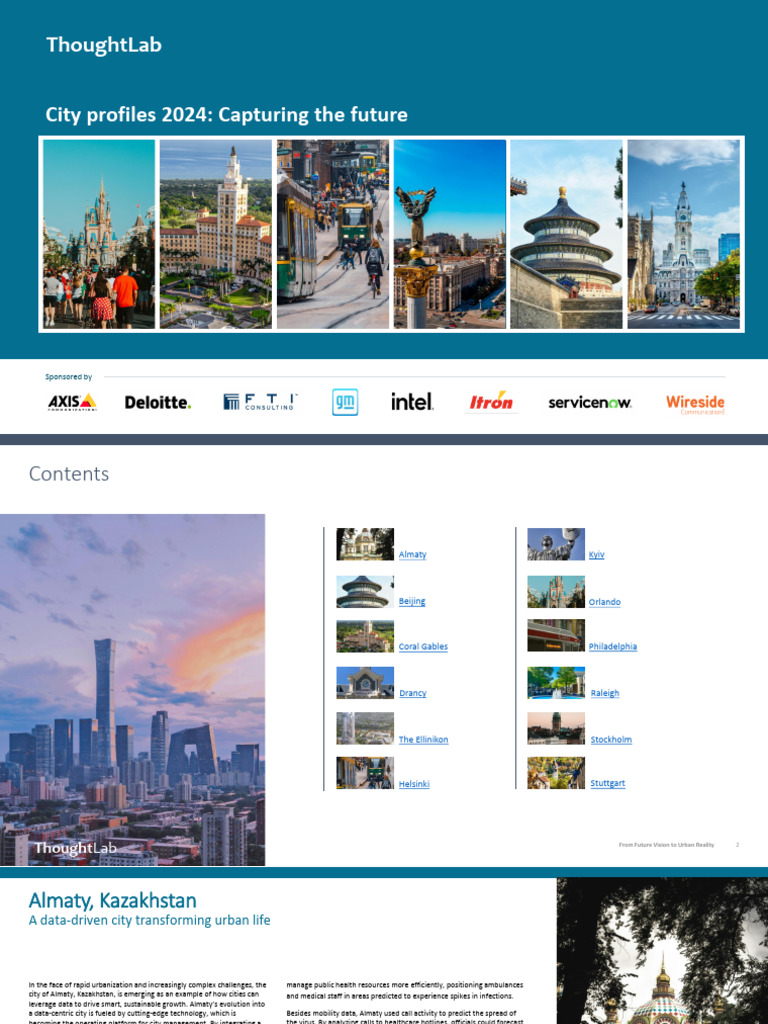 ThoughtLab City Profiles 2024 - Capturing The Future1 | PDF | Artificial Intelligence ...
