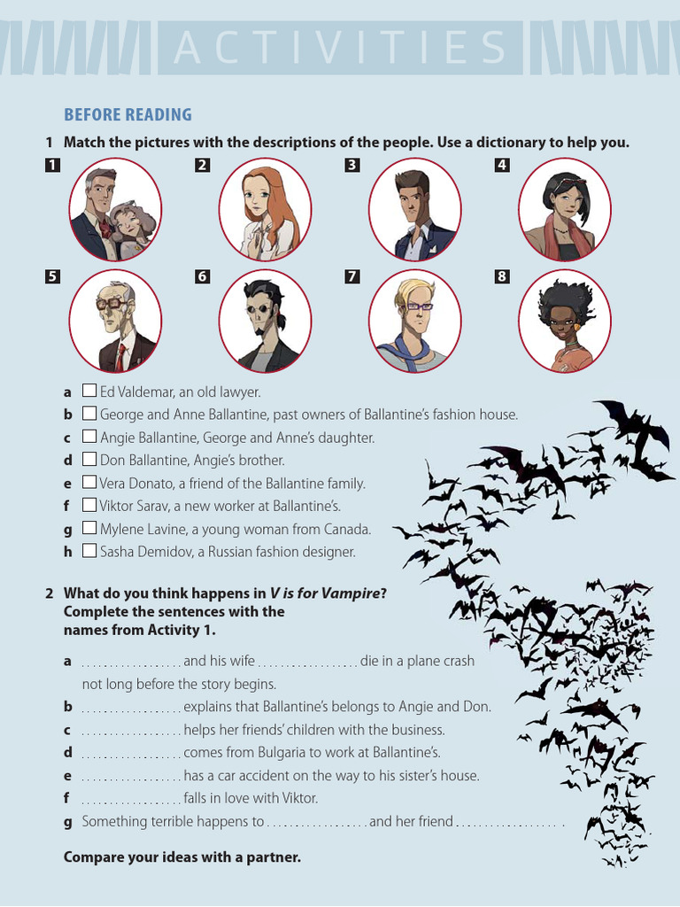 V Is For Vampire Sample | PDF