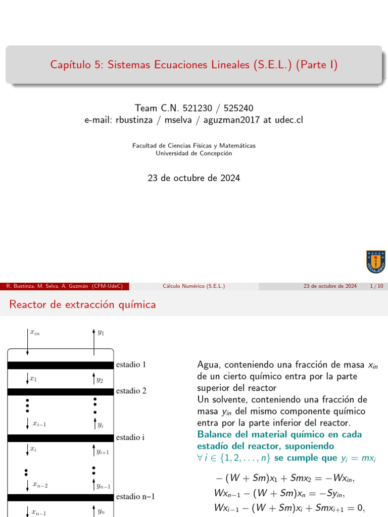Cap5 SEL-Parte1 | PDF | Matriz (Matemáticas) | Análisis numérico