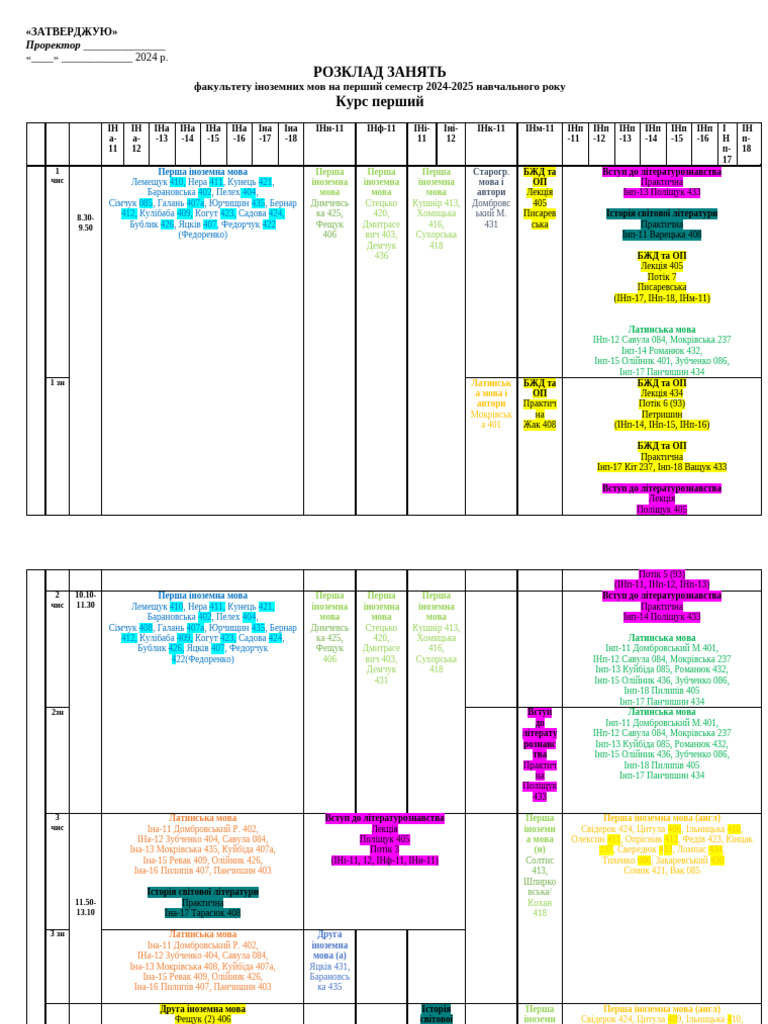 1st Year 2024-2025 | PDF